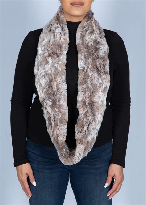 Chinchilla Rex Infinity Scarf Sitka Fur Gallery