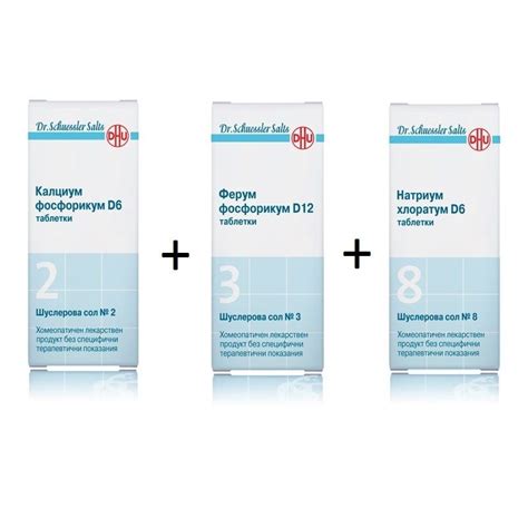 Комбинация при ухапване от насекоми атопичен дерматит и алергична хрема Шуслерови соли No 2 3 и 8