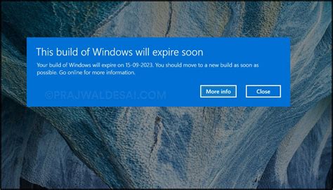 3 Ways To Fix This Build Of Windows Will Expire Soon Error