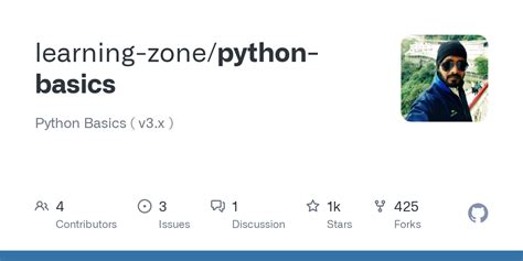 Python Basicsreadmemd At Master · Learning Zonepython Basics · Github
