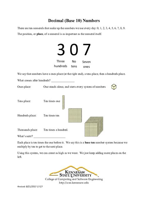 Fillable Online What Is Base Ten Numerals Definition Facts Example Fax Email Print PdfFiller