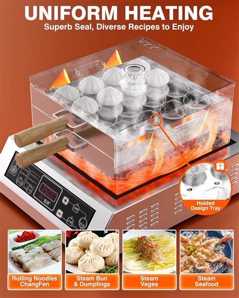 Pyy Rice Noodle Roll Steamer Machine 2 Stainless India Ubuy