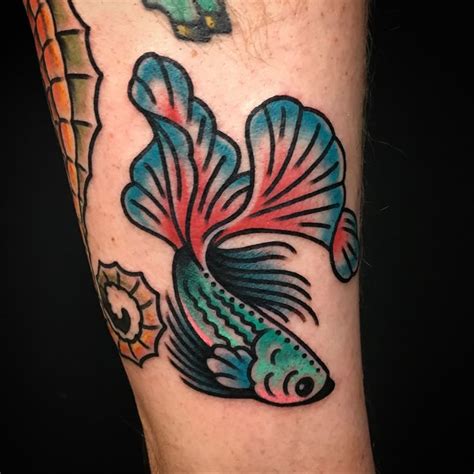 Colorful American Traditional Tattoos