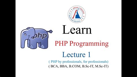 Php Lecture 1 Xampp Configuration Youtube