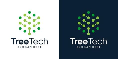 Technology Tree Logo Vector Art Icons And Graphics For Free Download