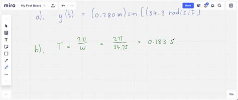 SOLVED II A Vertical Spring With Spring Stiffness Constant N M Vibrates With An
