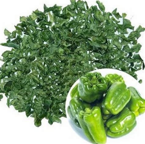 Dehydrated Green Bell Pepper At ₹ 158 5 Kg ड्राइड ग्रीन बेल पेप्पर In