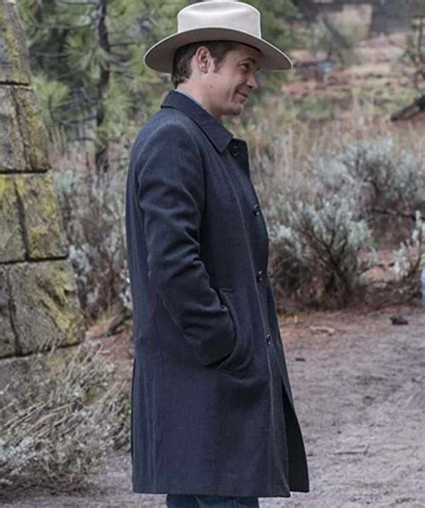 Justified Raylan Givens Wool Trench Coat Usa Leather Factory