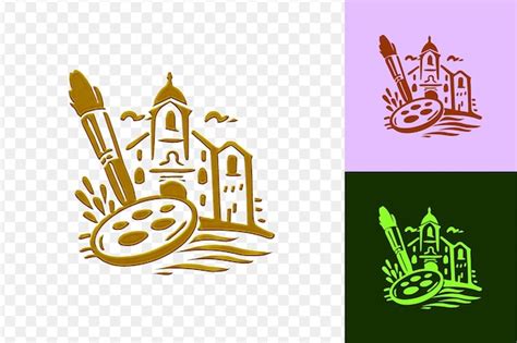 Sistine Chapel With Artistic Icon Famous Frescoes With Creat Italy Symtol Cnc Vector Design