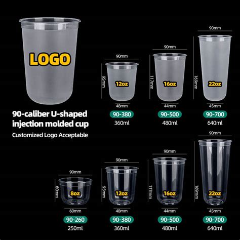Drink Cups Clear Reusable Plastic Cup With Lid