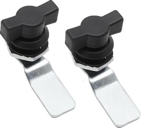 Kyuionty 2 Pcs Thumb Operated Offset Cam Lock T Handle Thumb Cam Lock