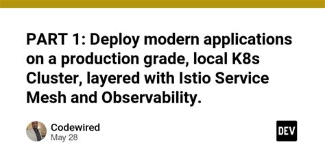 Part 1 Deploy Modern Applications On A Production Grade Local K8s