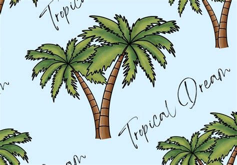 How To Draw A Step By Step Palm Tree At Carl Cohn Blog