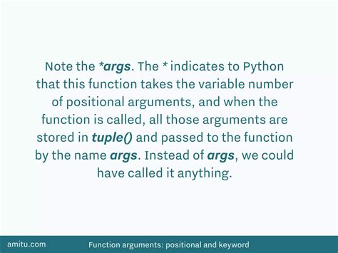 Function Arguments In Python Pdf