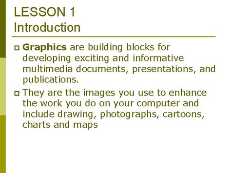 digital graphics animation complete lesson 1 creating graphics