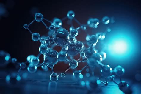 Premium Ai Image Science Molecular Dna Model Structure