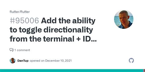 add the ability to toggle directionality from the terminal ides in debug mode · issue 95006