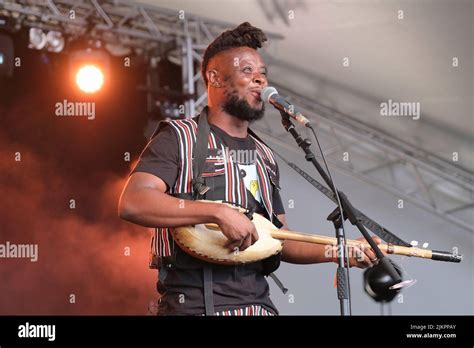 Steve Atambire Of Alostmen Performing On Stage During The 40th