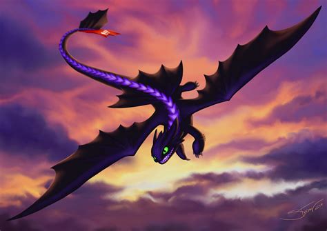 Toothless Night Fury By Silartworks On Deviantart
