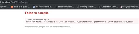 amp only page not working · issue 6737 · vercel next js · github