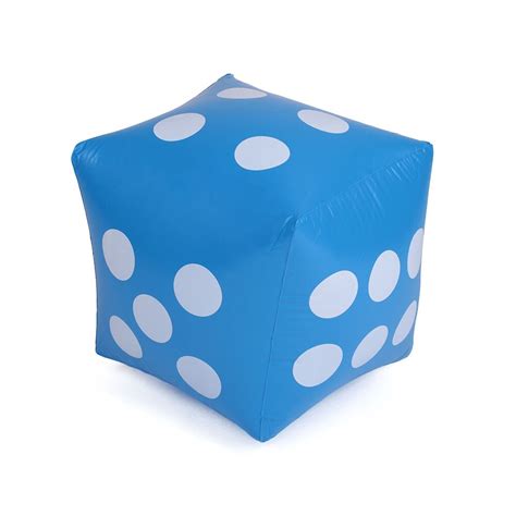 Inflatable 30x30cm Giant Pvc Air Cube Number Dice Grandado