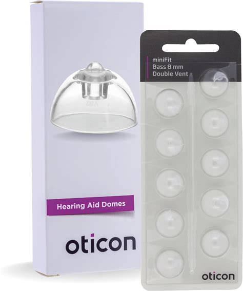 Genuine Denmark Oticon Brandedoticon Minifit Bass 8mm Medium Double