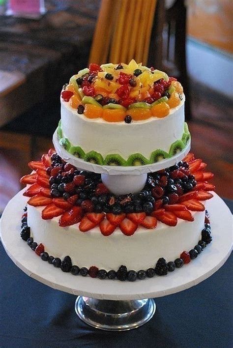 Fruit Mix Wedding Cake At Judith Poche Blog