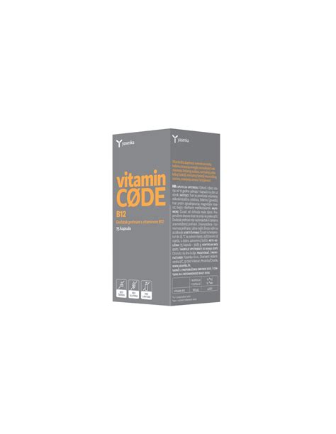 Yasenka Vitamin Code B12 Kapsule Dodatak Prehrani
