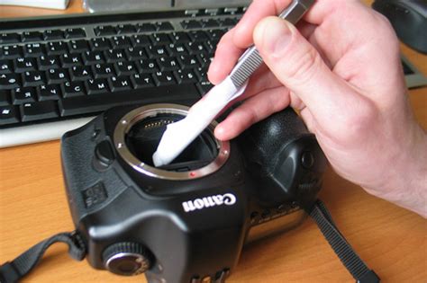 Чистка матрицы фотоаппарата в домашних условиях