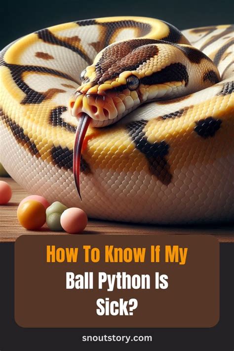 How To Know If My Ball Python Is Sick Ball Python Reptile