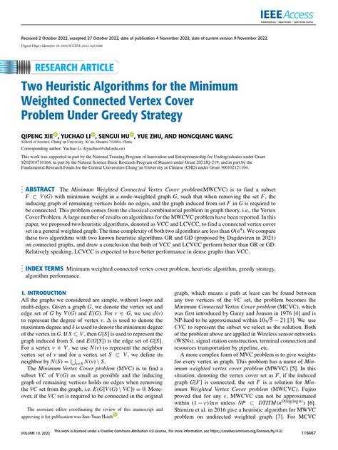 Twoheuristicalgorithmsfortheminimumweightedconnectedvertex