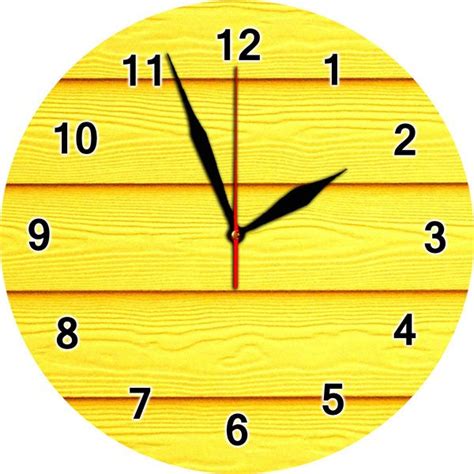 Купити Жовтий настінний годинник на склі В україні лише за 415 грн Інтернет магазин настінних