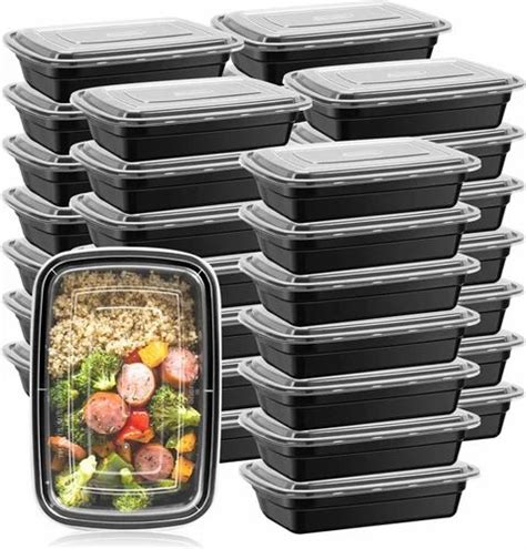 Disposable Plastic Food Container At ₹ 80piece Disposable Containers