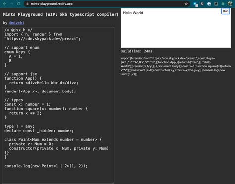 Mints 57kb の Typescript コンパイラを作った