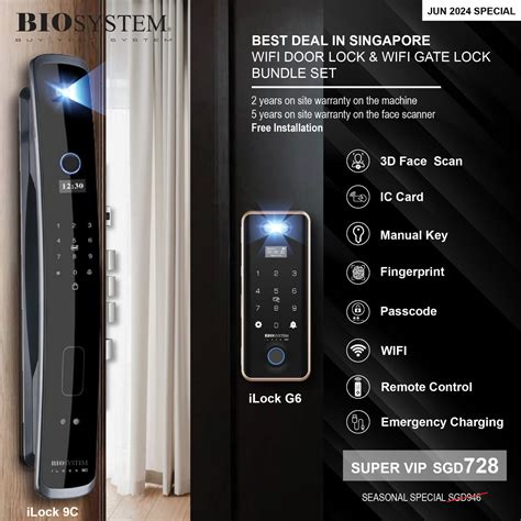 Digital Lock Ilock 9c Ilock G6 Special Bundle King Eco Pte Ltd