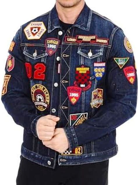 Custom Denim Jacket With Embroidered Patches Personalized Streetwear