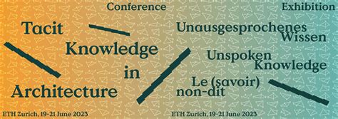 Registration To The “tacit Knowledge In Architecture” Conference Tack