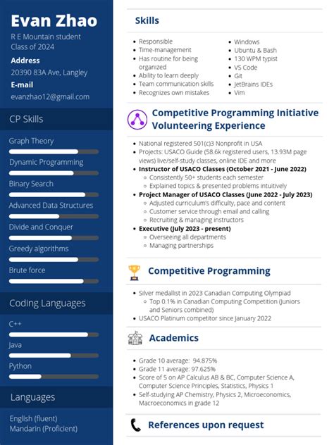 Cp Skills Evan Zhao Pdf Computer Programming Software Engineering