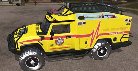 Gta San Andreas Hummer H2 Ambulance For Mobile Mod