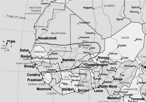 Current Political Map Of West Africa Download Scientific Diagram