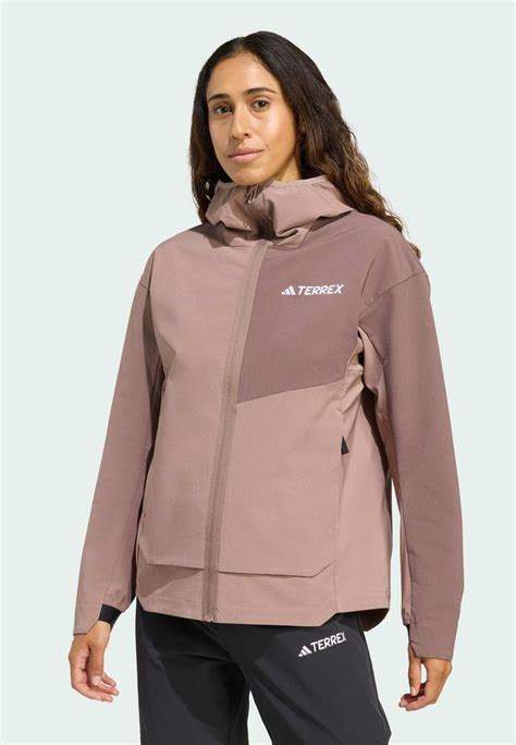 Adidas Terrex Softshelljacke Trace Brownbraun Zalando