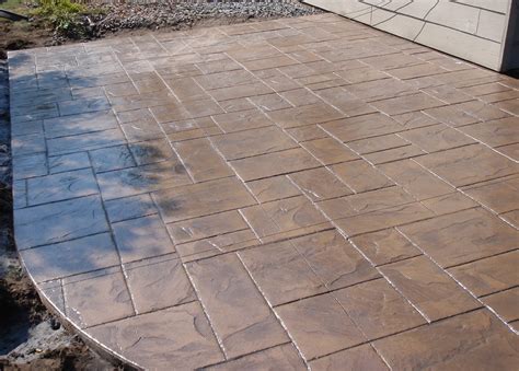 Color Combinations Stamped Concrete