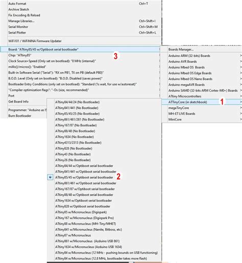 Confuision Again Re Spencekonde Attinycore Status Ide 1x Arduino