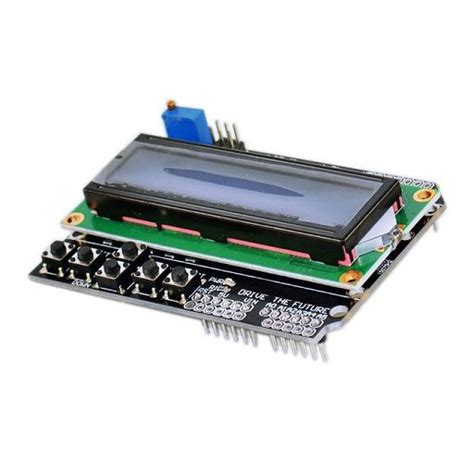 Shield Display Lcd 2x16 Azul Con Keypad Para Arduino Ferretronica