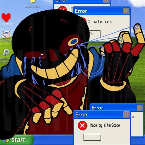 [error Sans] Artwork By Alter9code On Deviantart