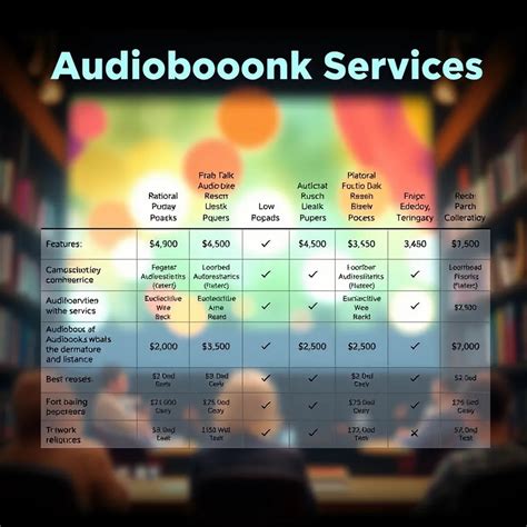 Comparing Top Audio Book Services For Every Listener