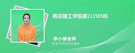 燕京理工学院是211985大学吗