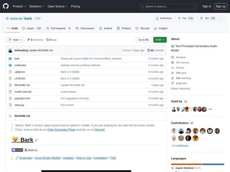 Suno Ai Bark The Pinnacle Of Transformer Based Text To Audio Generation Ai Fella