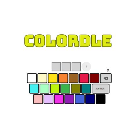 Play Colordle Game Online On Nyt Wordle