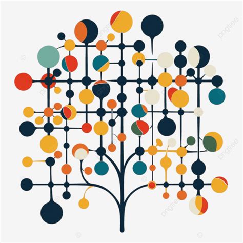 Binary Tree Diagrams Flat Data Analytics Statistics PNG Transparent Image And Clipart For